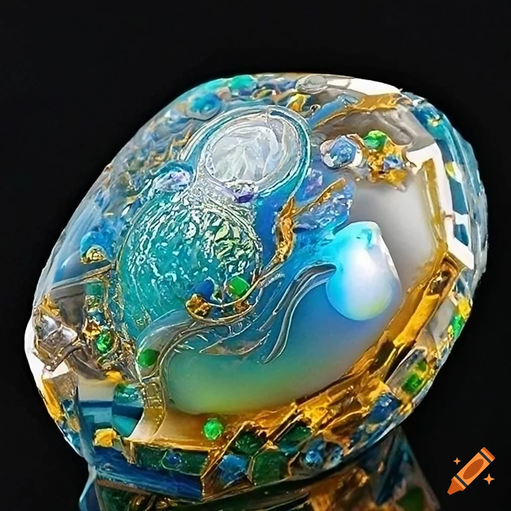 Sculpted marble figures with opalescent veining and vivid composition ...