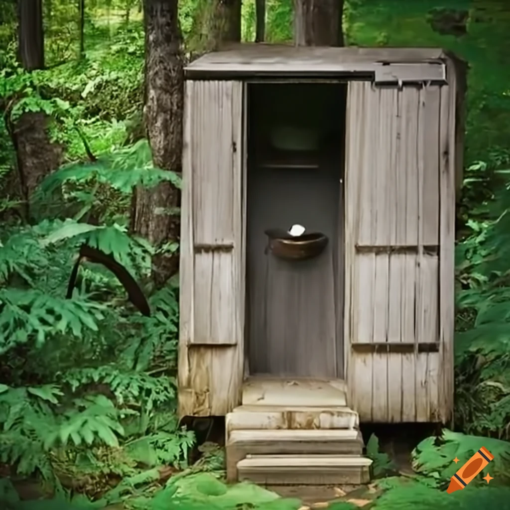 Scenic toilet on Craiyon