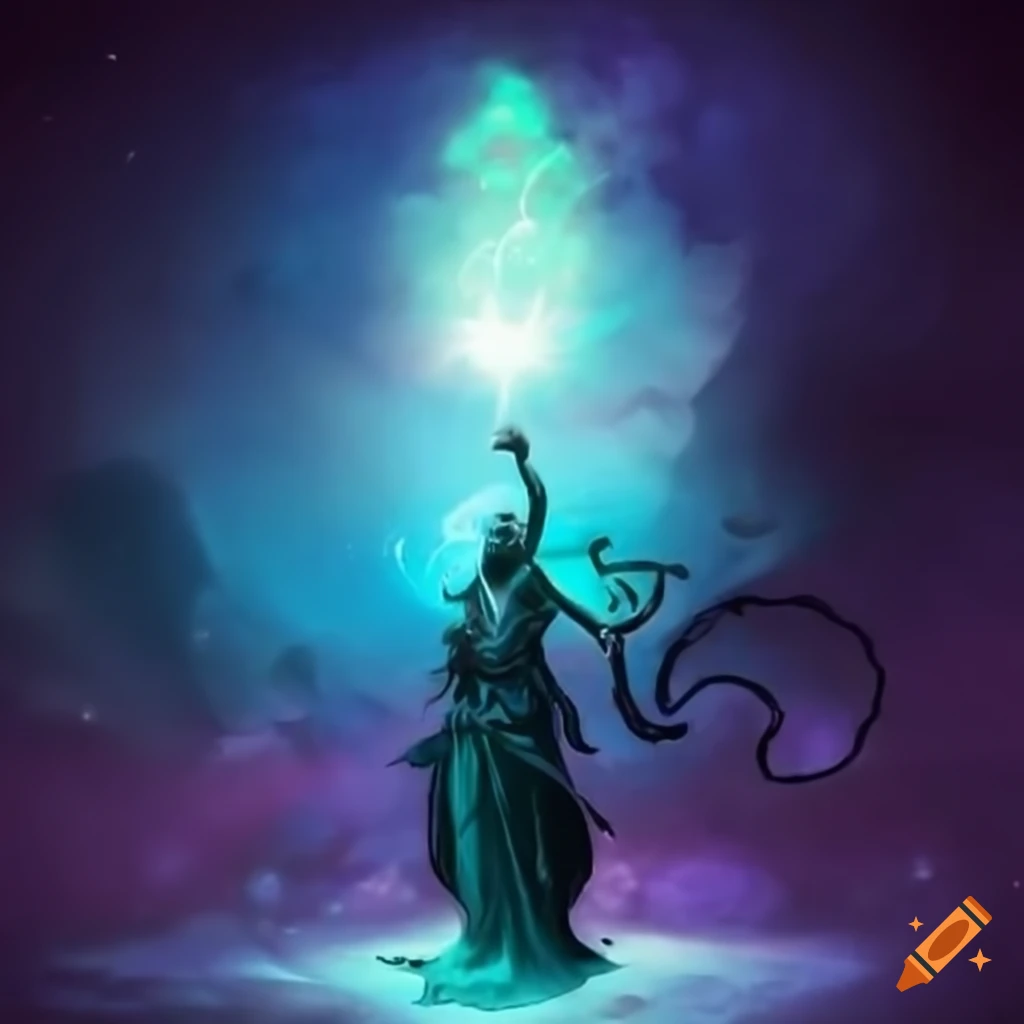 Mystical djinn with magic powers on Craiyon