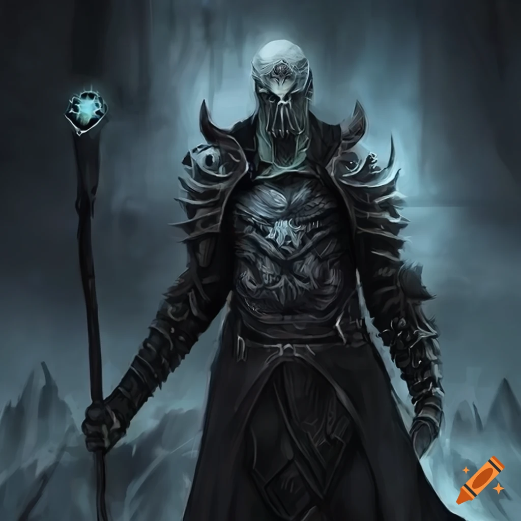 Dark fantasy warrior on Craiyon