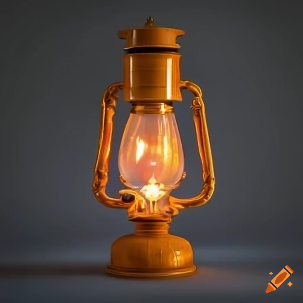 Animated kerosene lamp on Craiyon