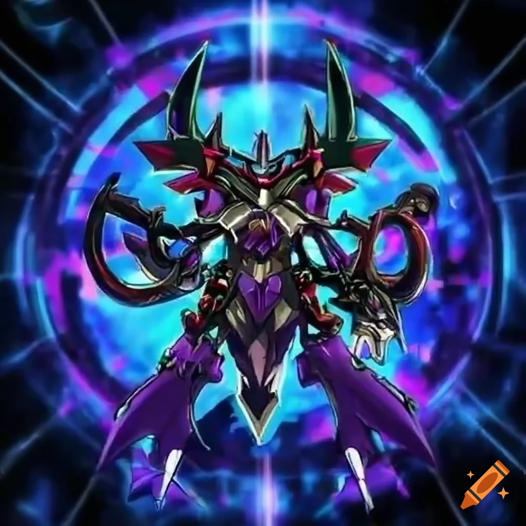 Yu-gi-oh anime machine monster on Craiyon