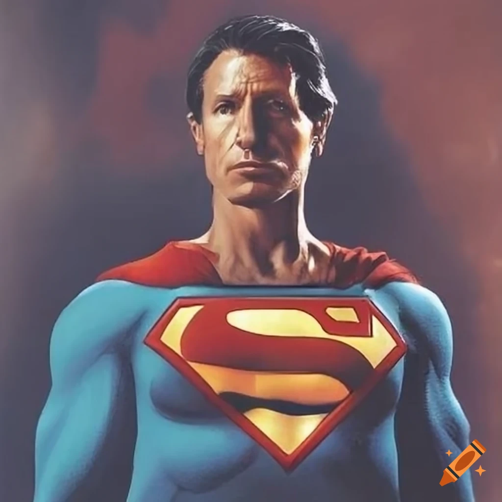 Roy scheider portraying superman on Craiyon