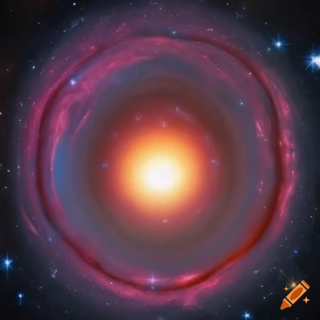 Cosmic black hole in mesmerizing allure of the celestial depths on Craiyon