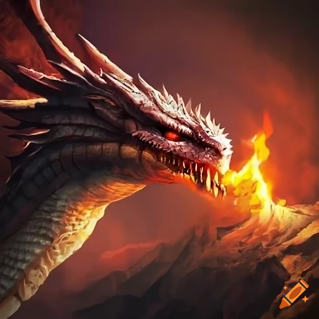 Smaug character on Craiyon