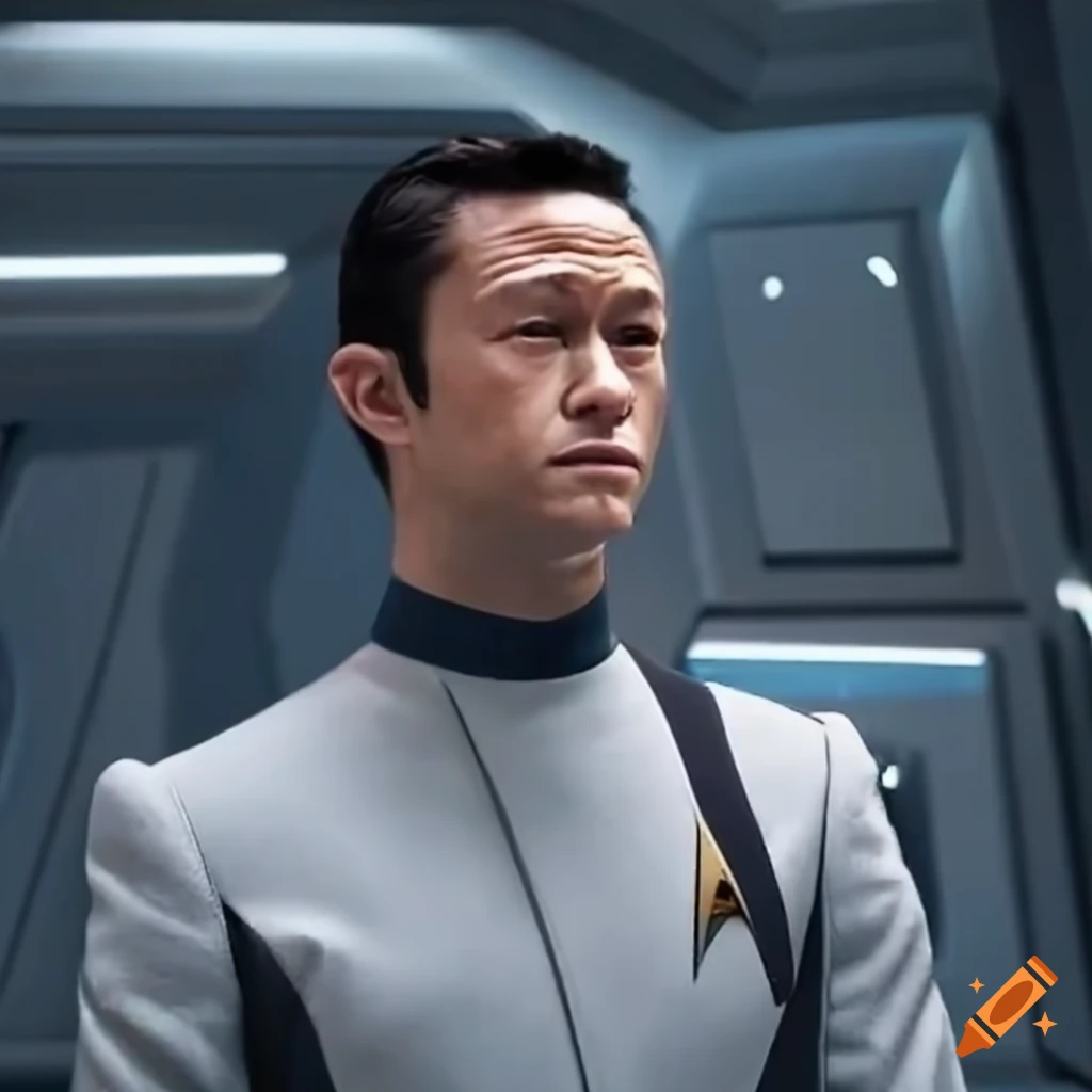 Joseph Gordon-Levitt as a lieutenant in Starfleet uniform from Star ...