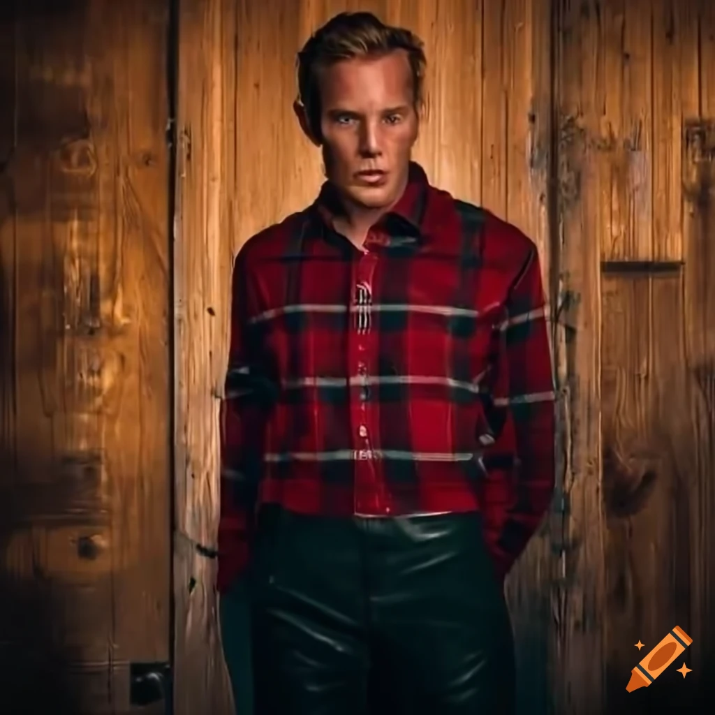 Closeup low angle view of a person resembling British actor Laurence ...