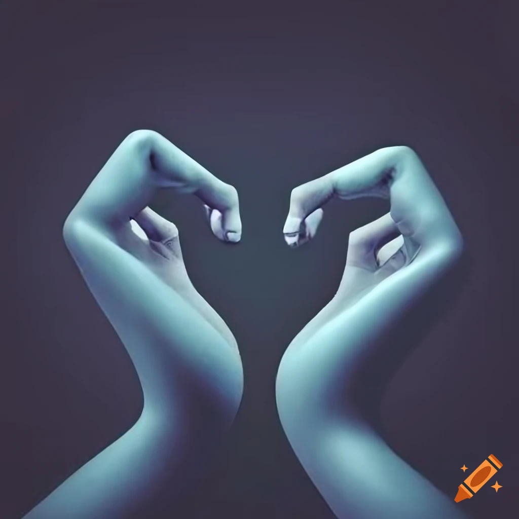 Close-up of intertwined hands in a passionate grip, hint of romance on ...