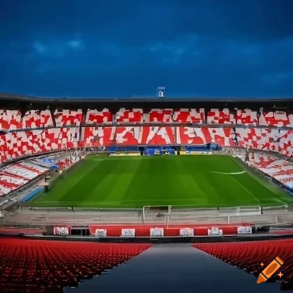 New croatian football stadium on Craiyon