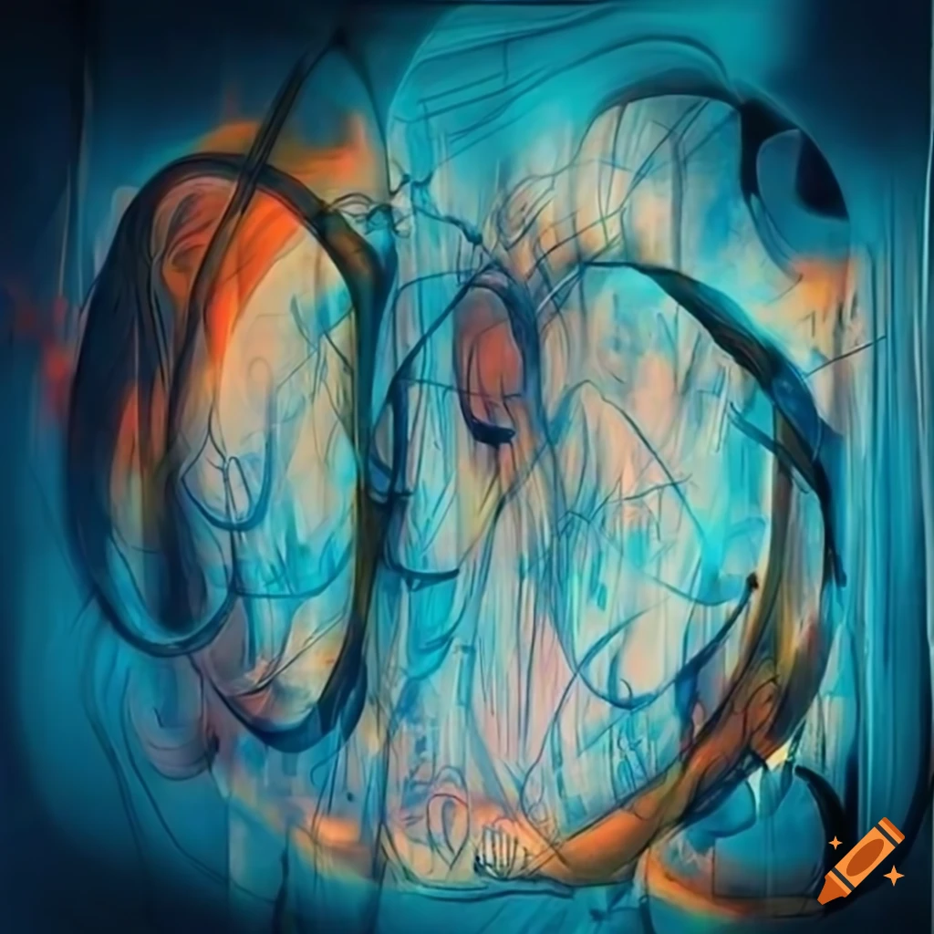 Exquisite professional abstract calligraphy representing life finds a ...