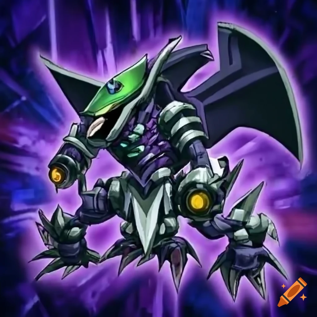 Yu-gi-oh anime machine monster on Craiyon