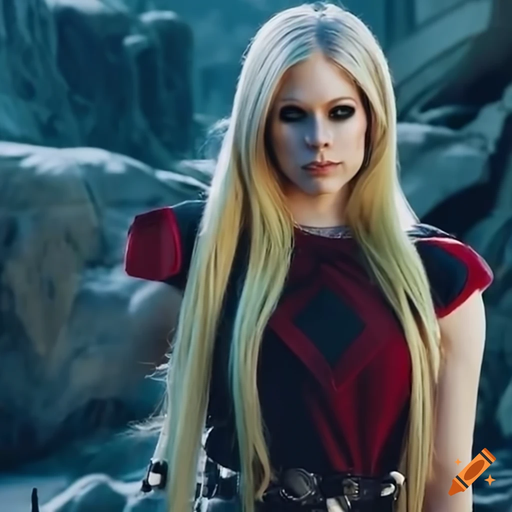 Avril lavigne in a baldur's gate live action movie scene from a top ...