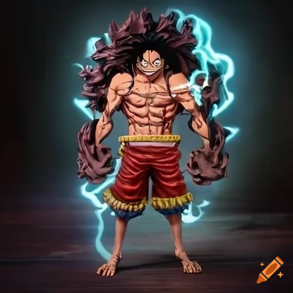 Gear 5 luffy on Craiyon