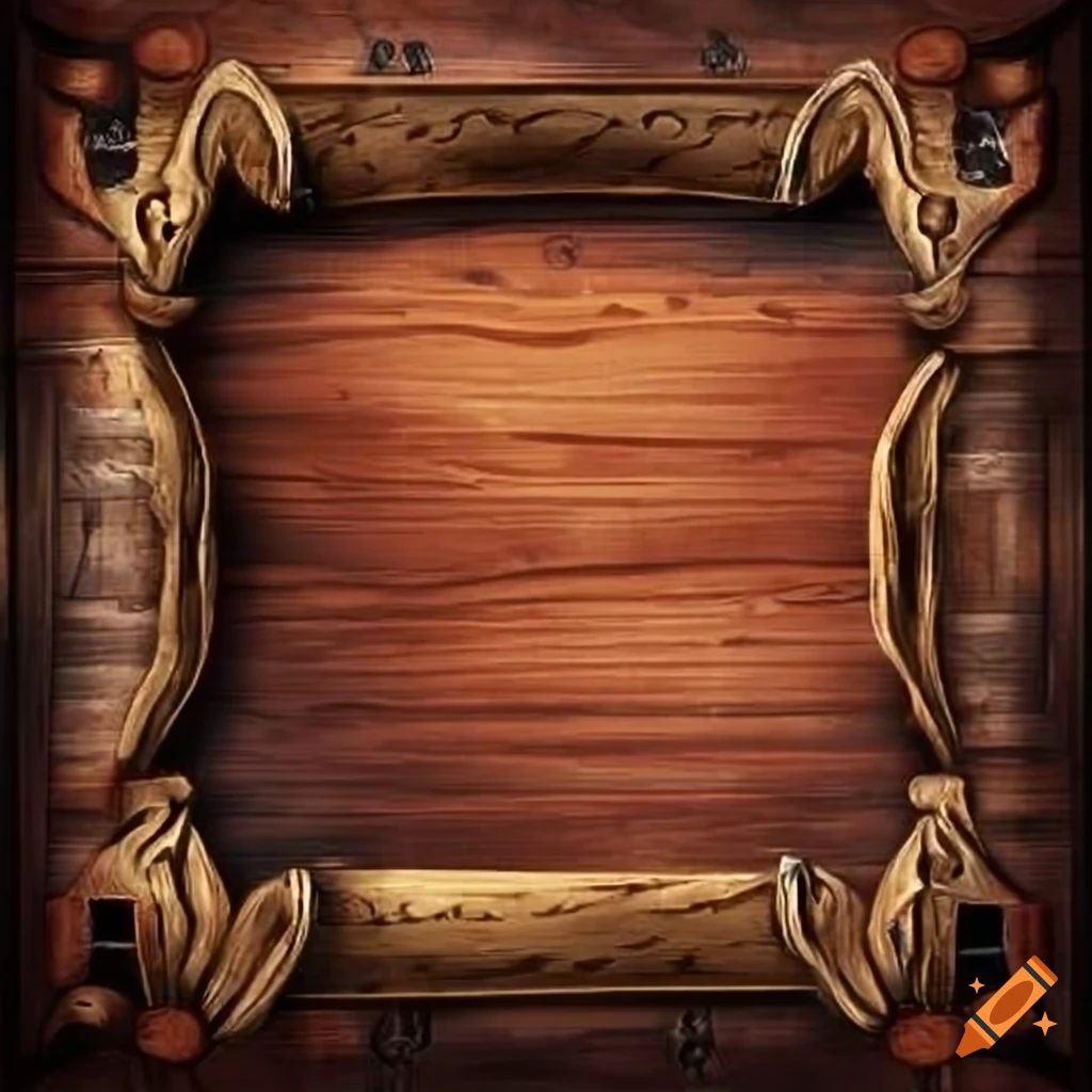 Western Saloon style flyer border for a high stakes poker game on Craiyon