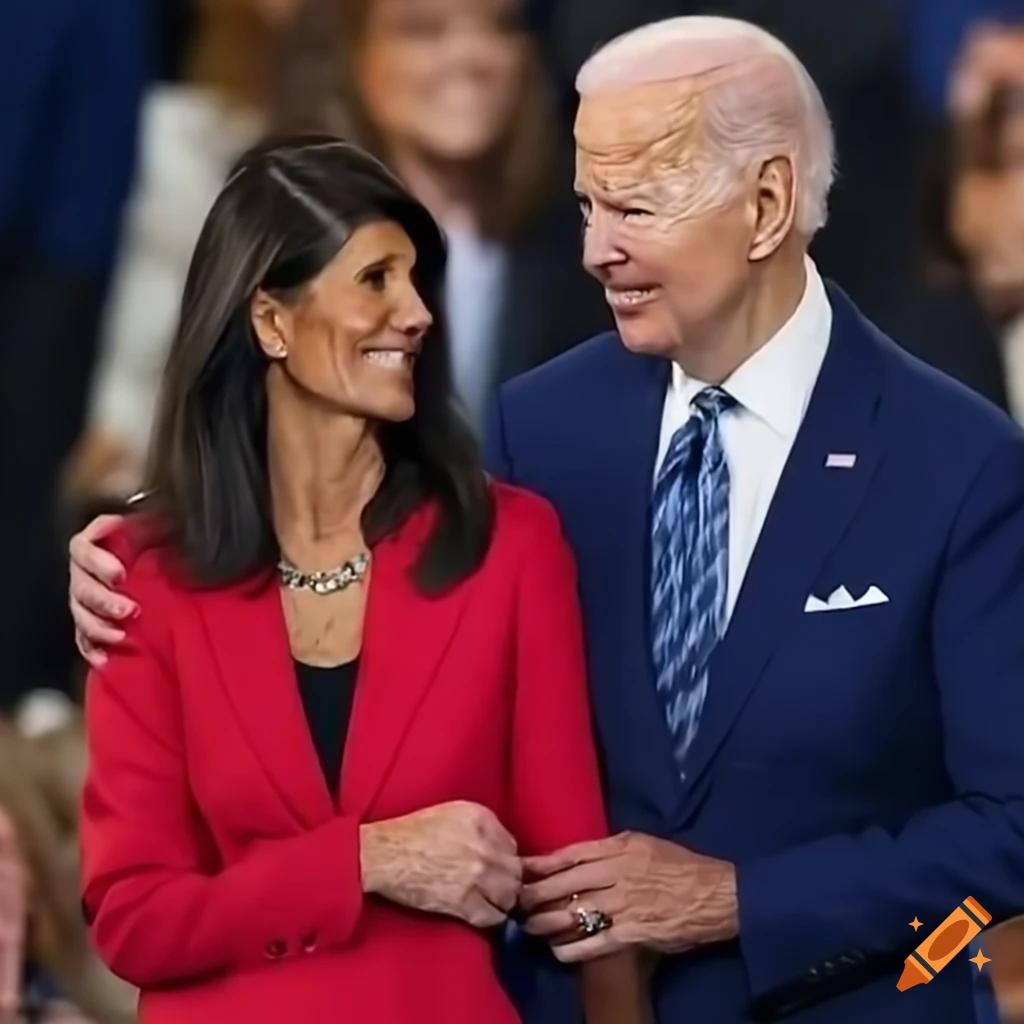 Joe biden comforting nikki haley after the 2020 presidential election ...