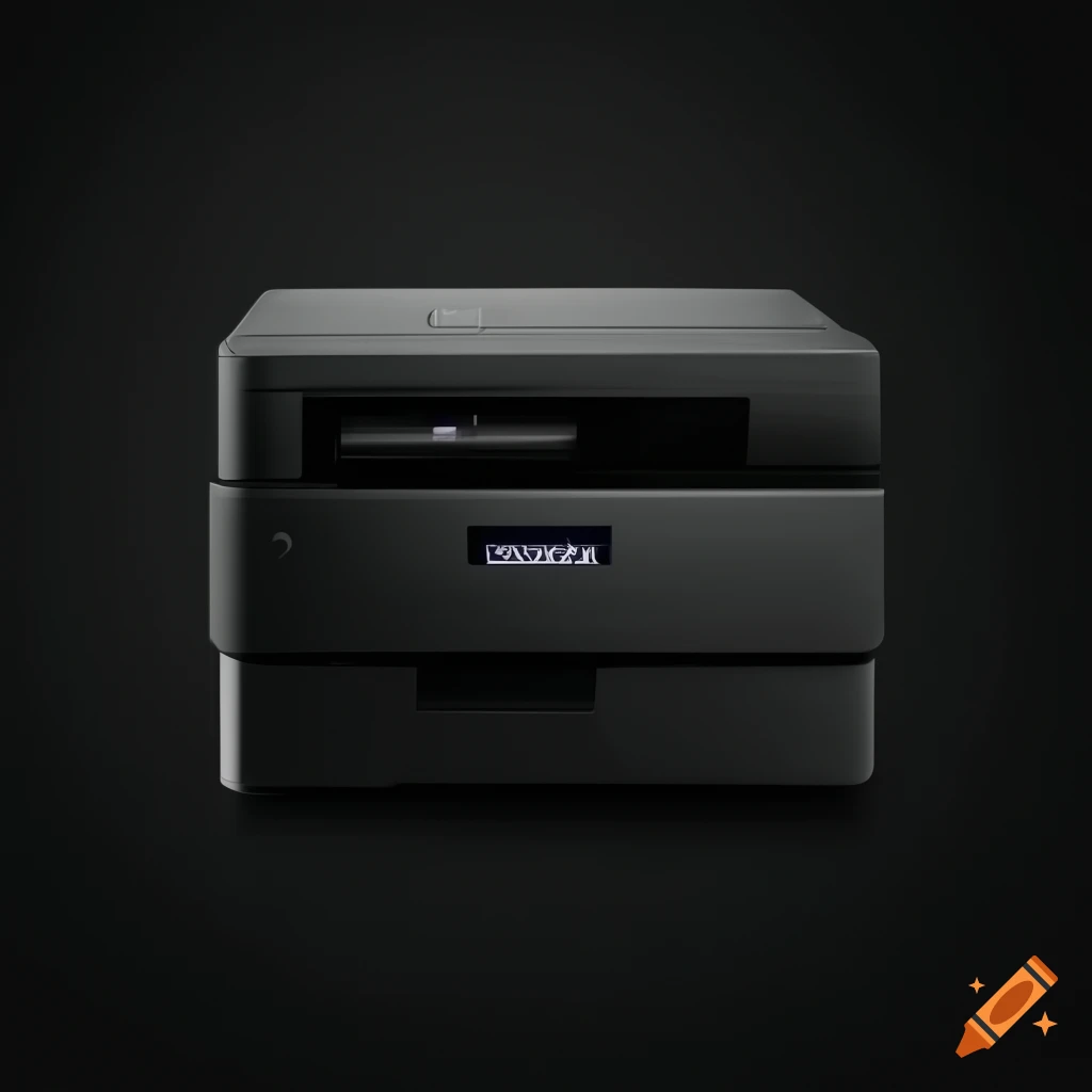 Black hd printer on Craiyon