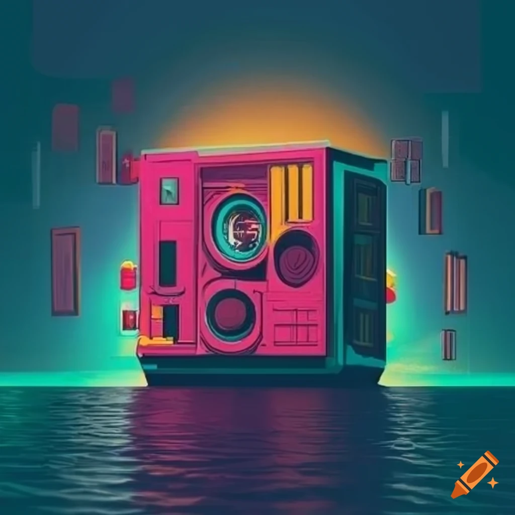 Retro blockbuster hip hop loop kit cover art on Craiyon