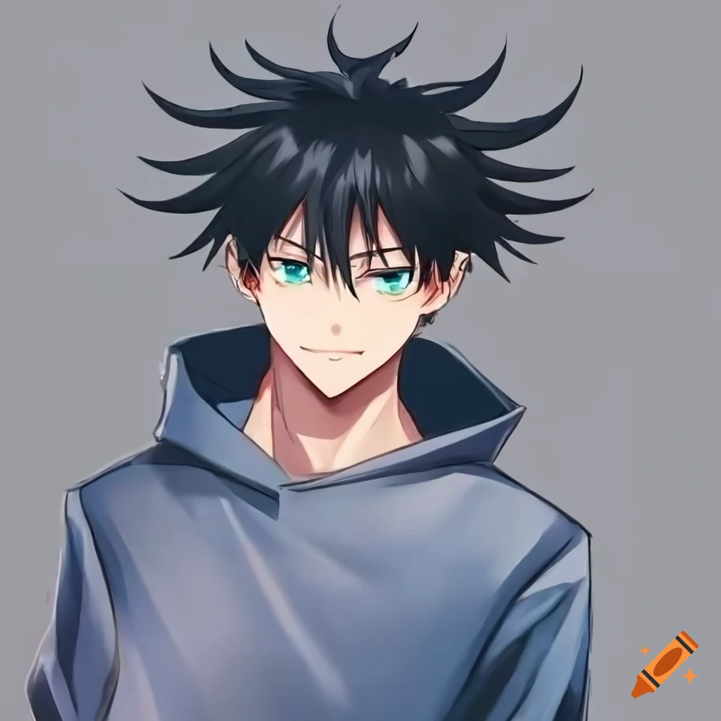 Megumi Fushiguro anime character in a full body pose on Craiyon