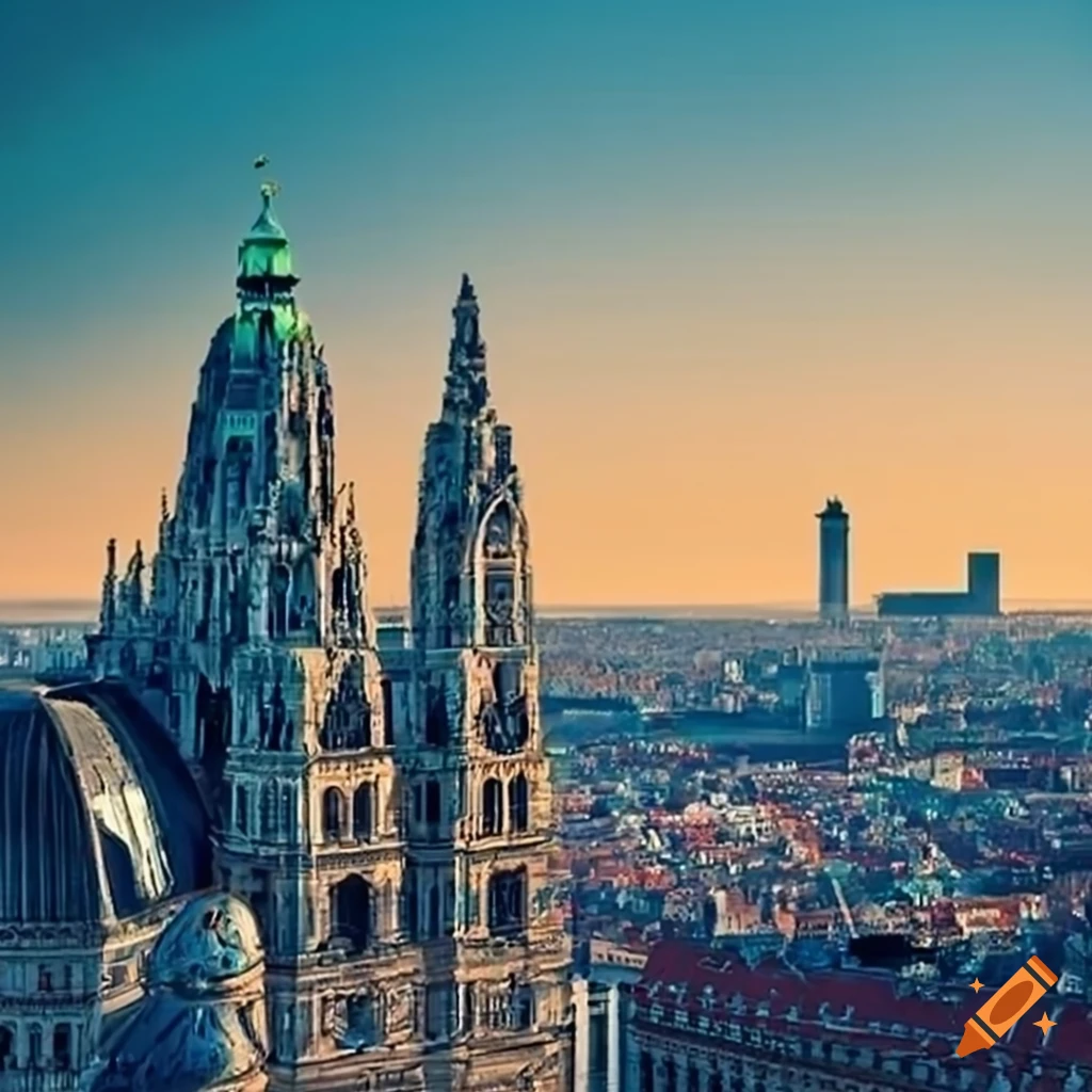 Ultra-high-quality hd image of the capital city vienna on Craiyon
