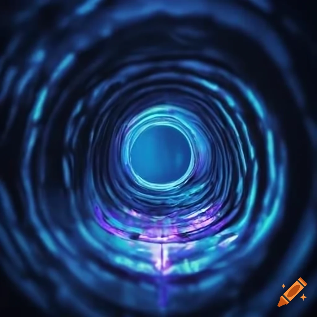 Abstract representation of the void on Craiyon