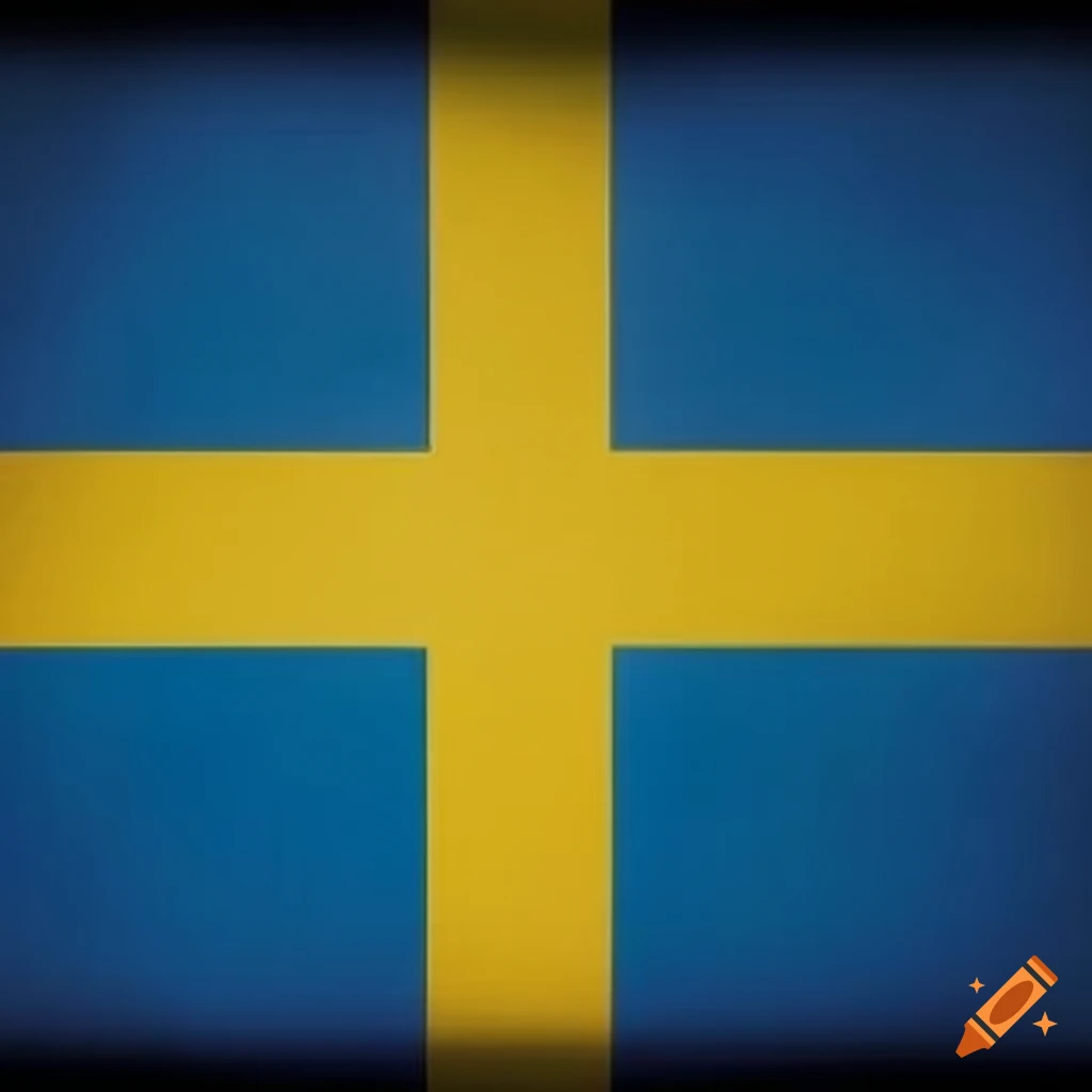 Sweden flag on Craiyon