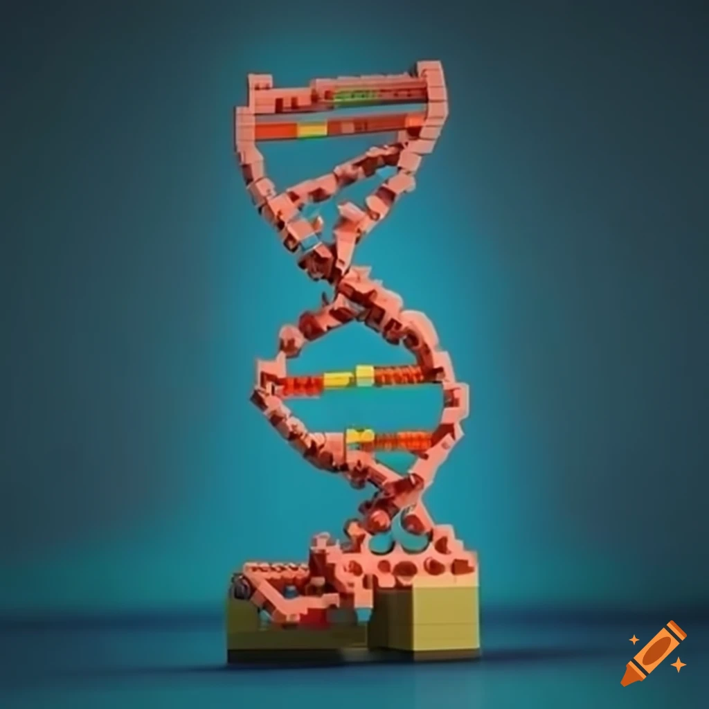 Lego model of a dna sequencer on Craiyon