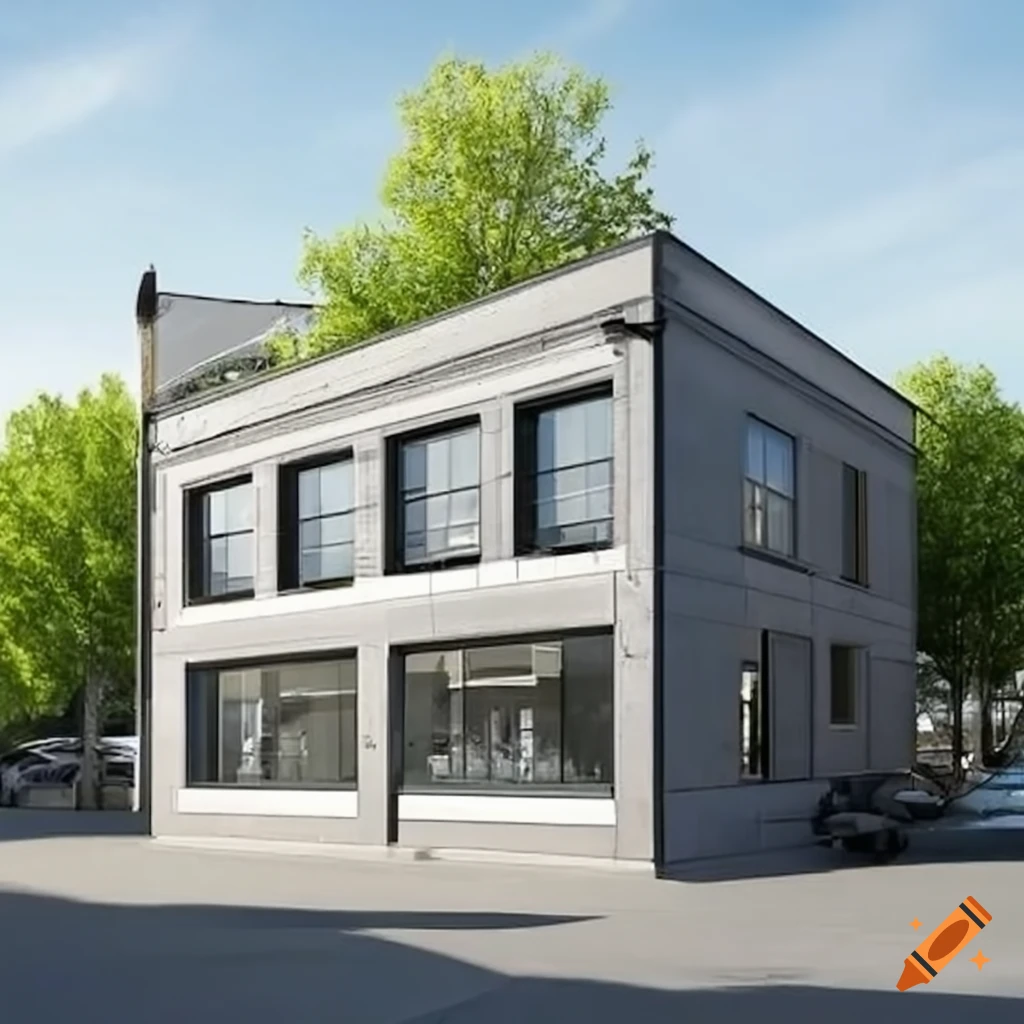 Small office building on Craiyon