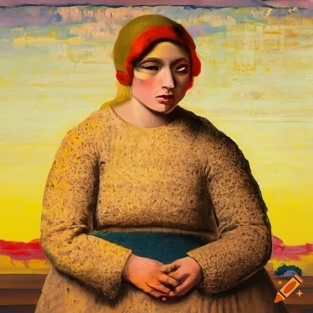 Vibrant pop art interpretation of millet's 'the angel of the house ...