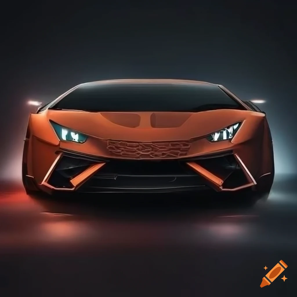 Futuristic and realistic image of a lamborghini huracan for 2060 on Craiyon