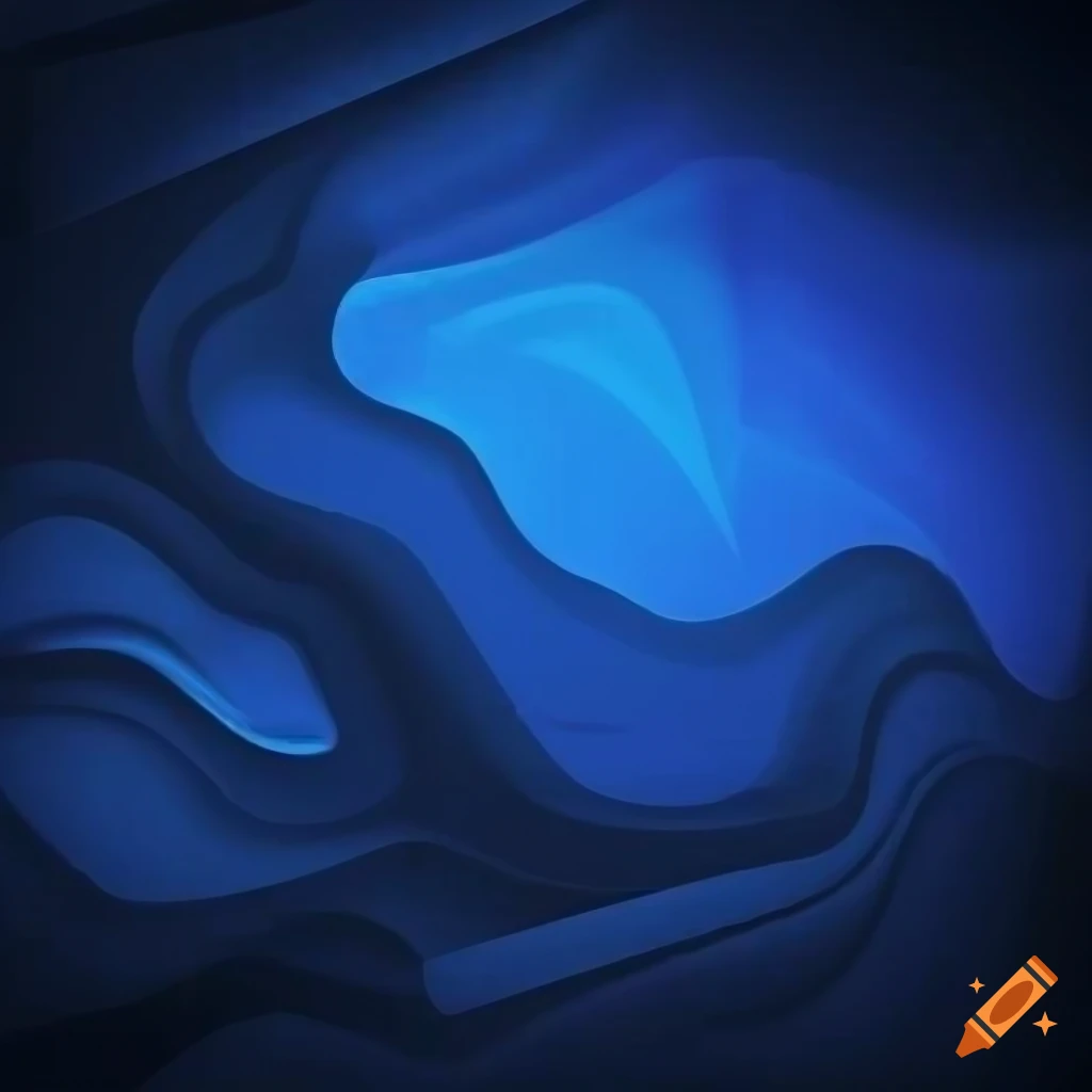 Dark abstract web app background with blue colors on Craiyon
