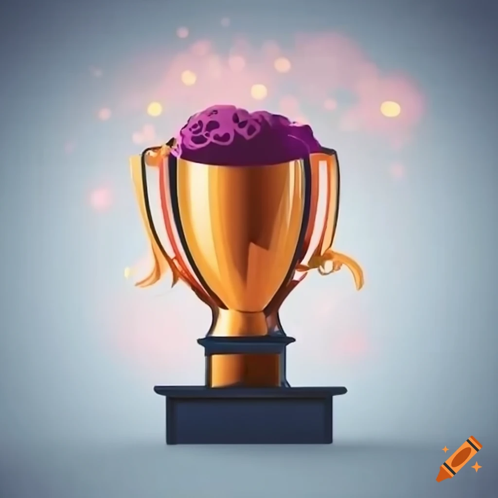 Student receiving an award on Craiyon