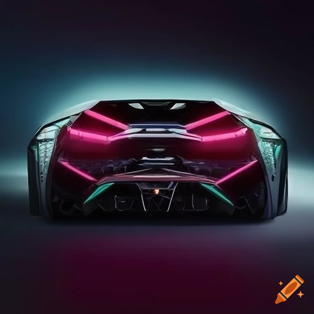 Futuristic Lamborghini Huracan concept car for 2060 on Craiyon