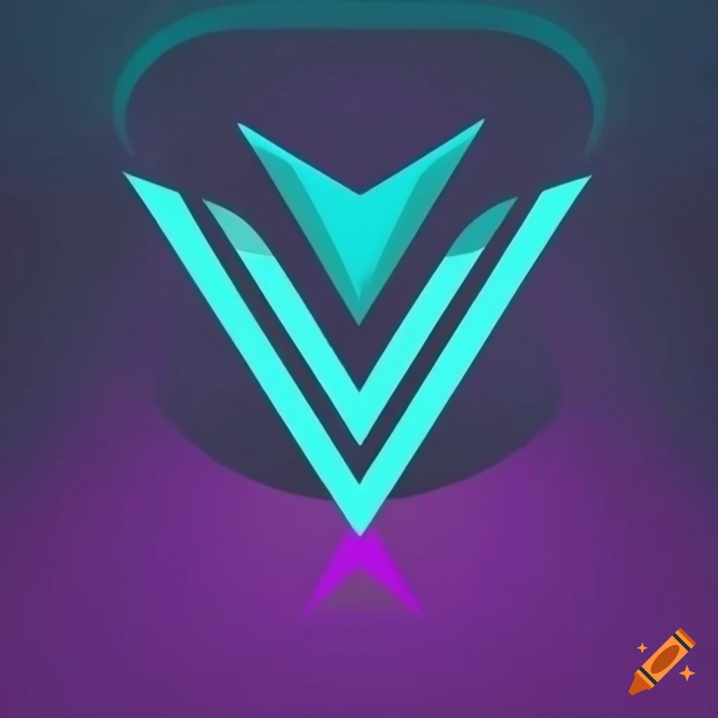 Valheart digital video editing company logo with black, violet, and ...