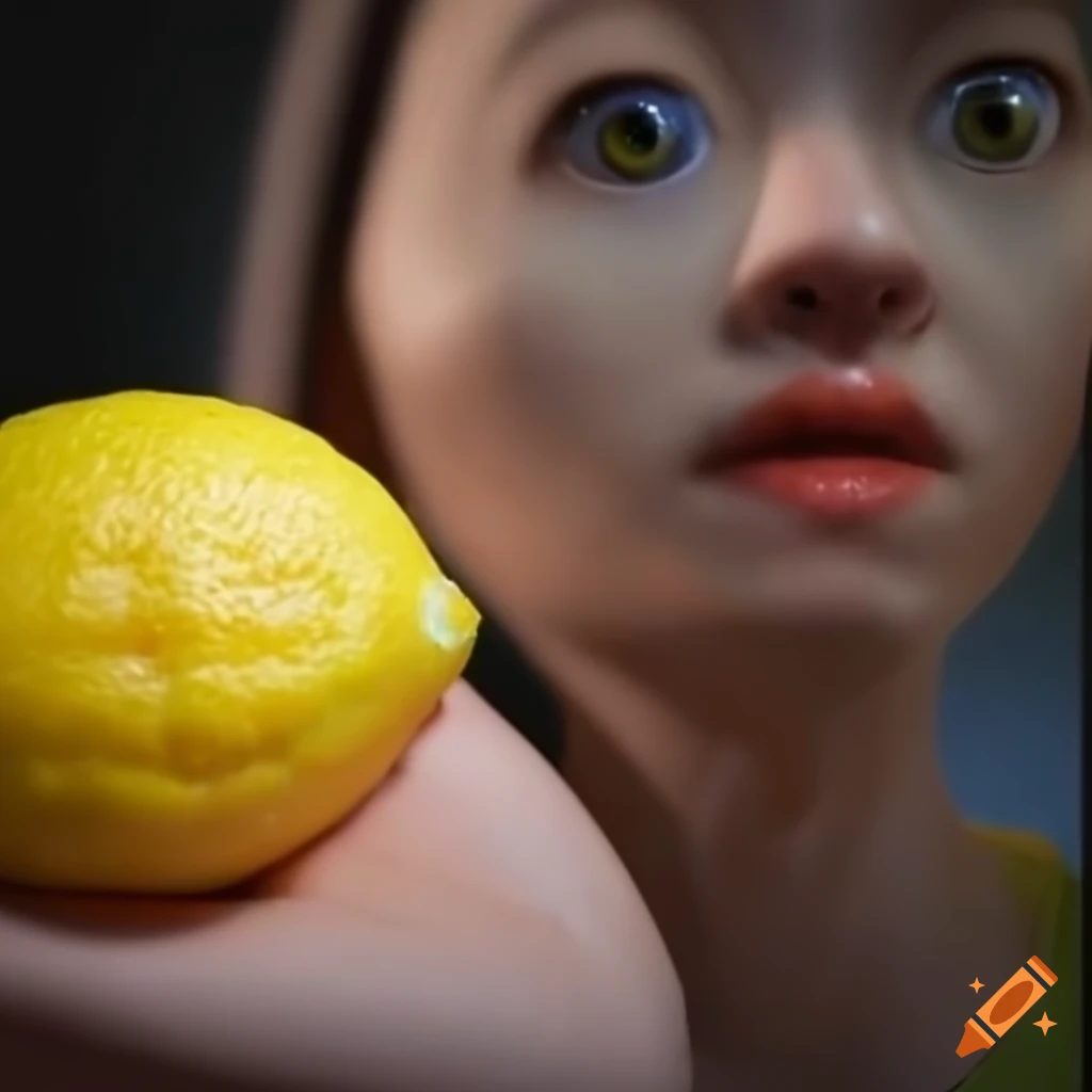 Lemons with an eye symbol, one eyed omega mart on Craiyon