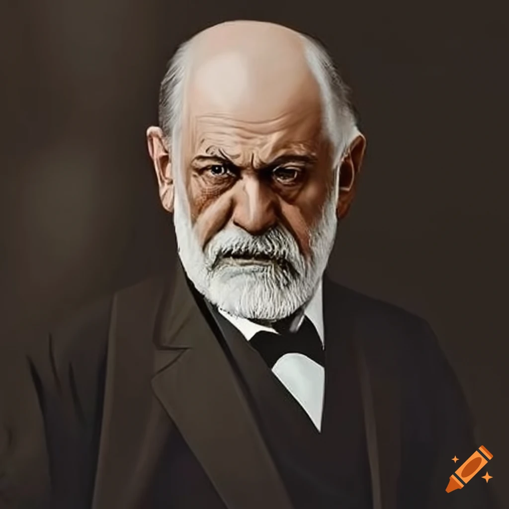 Sigmund freud portrait on Craiyon
