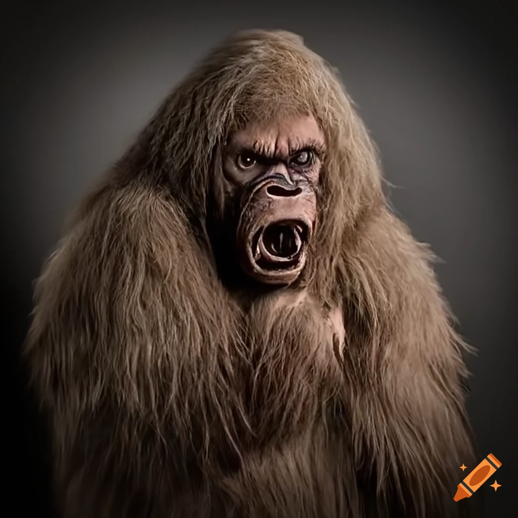 Realistic sasquatch on Craiyon