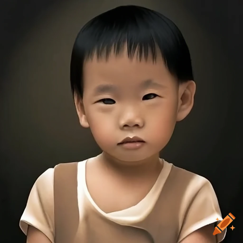 Chinese kid on Craiyon
