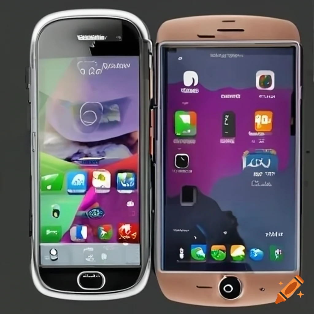 Vintage 2009 smartphone on Craiyon