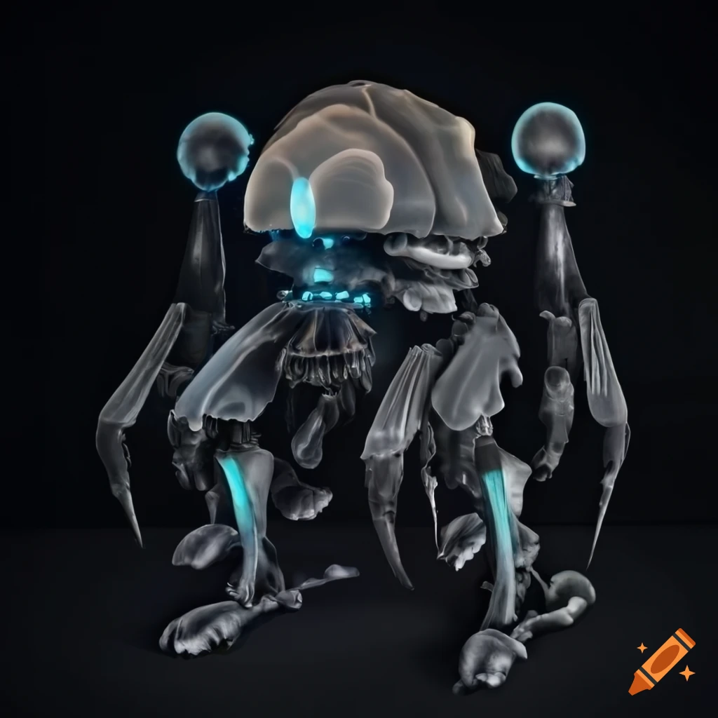 Battleship hybrid drone Mech with masterful layering and sharp focus on ...