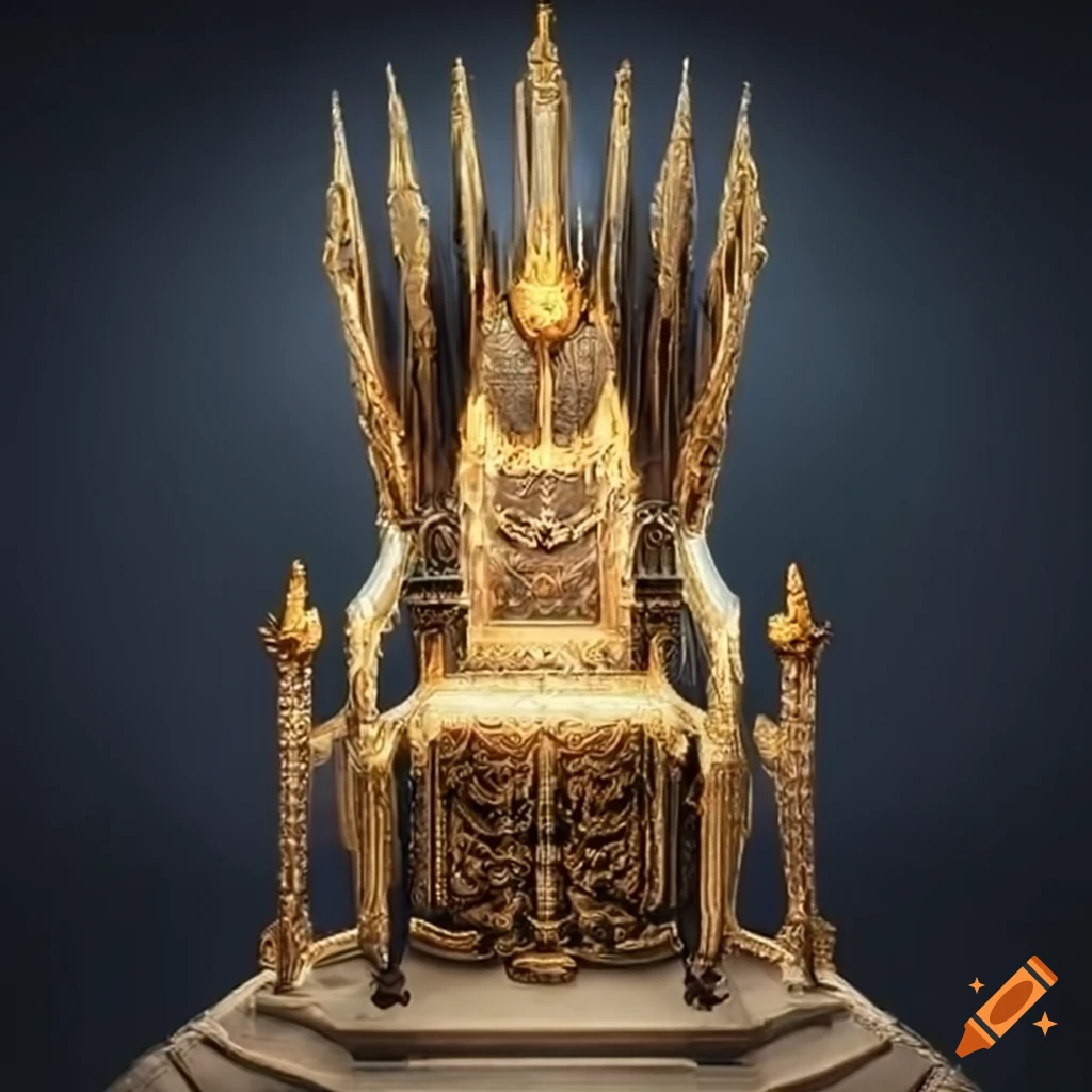 The majestic throne representing divine power on Craiyon