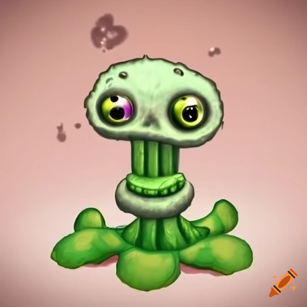 My singing monsters plant bone on Craiyon