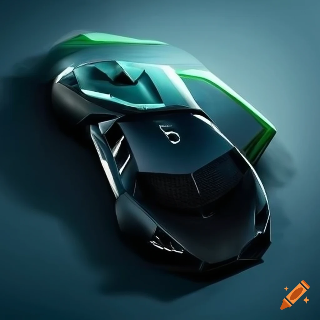 Futuristic lamborghini huracan concept car for 2060 on Craiyon