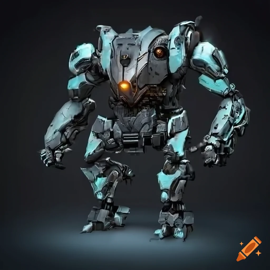 Simplified Perfect Mech with stunning high definition and intricate layering on Craiyon