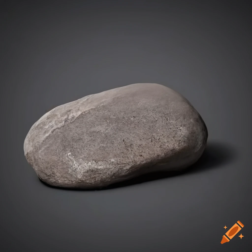 Stone tablet on solid background on Craiyon