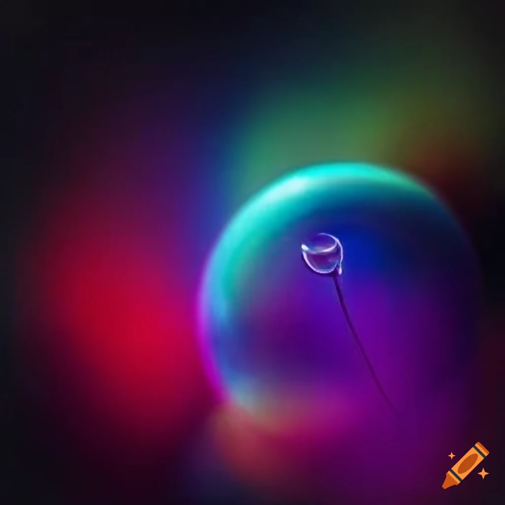 Needle inside a bubble on Craiyon