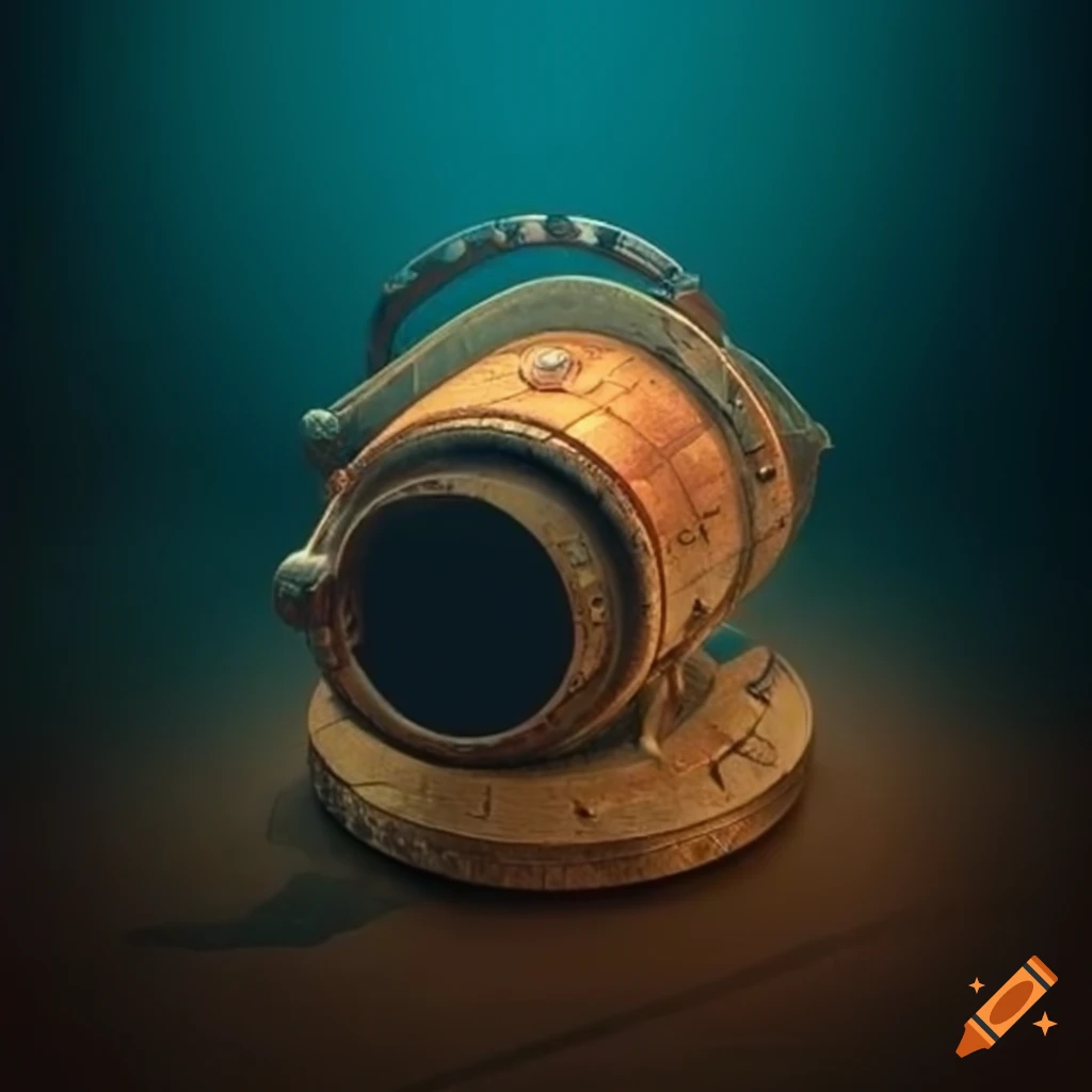 Imaginative old mapping device on Craiyon