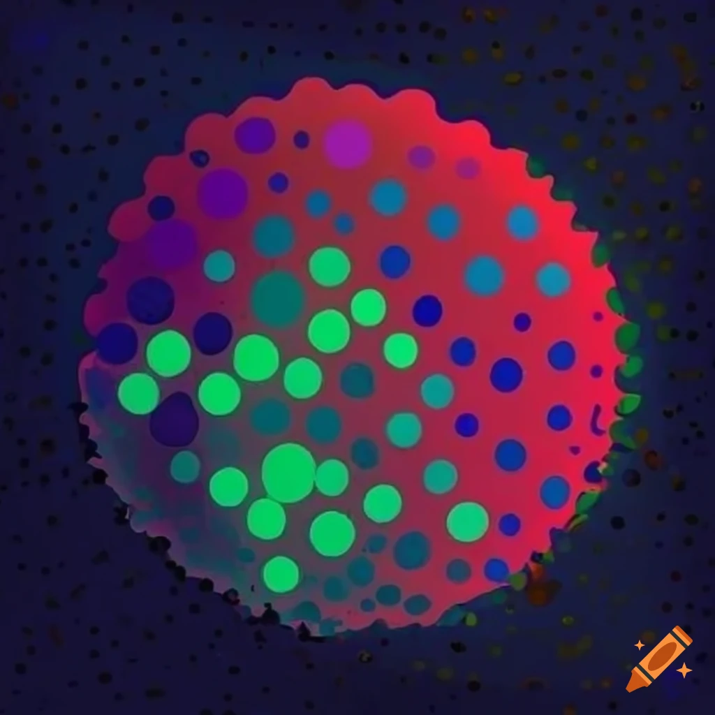 Modern illustration with textured background and vibrant colors on Craiyon