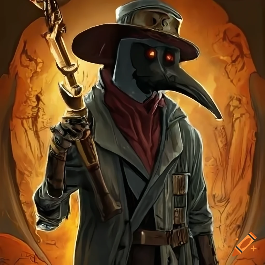 Chad plague doctor on Craiyon