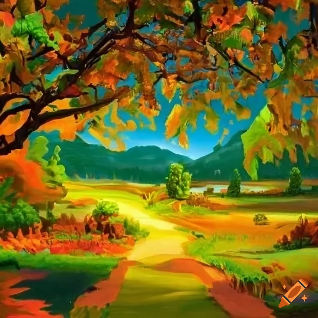 Intricate lsd diorama landscape with spectacular lighting and sharp ...