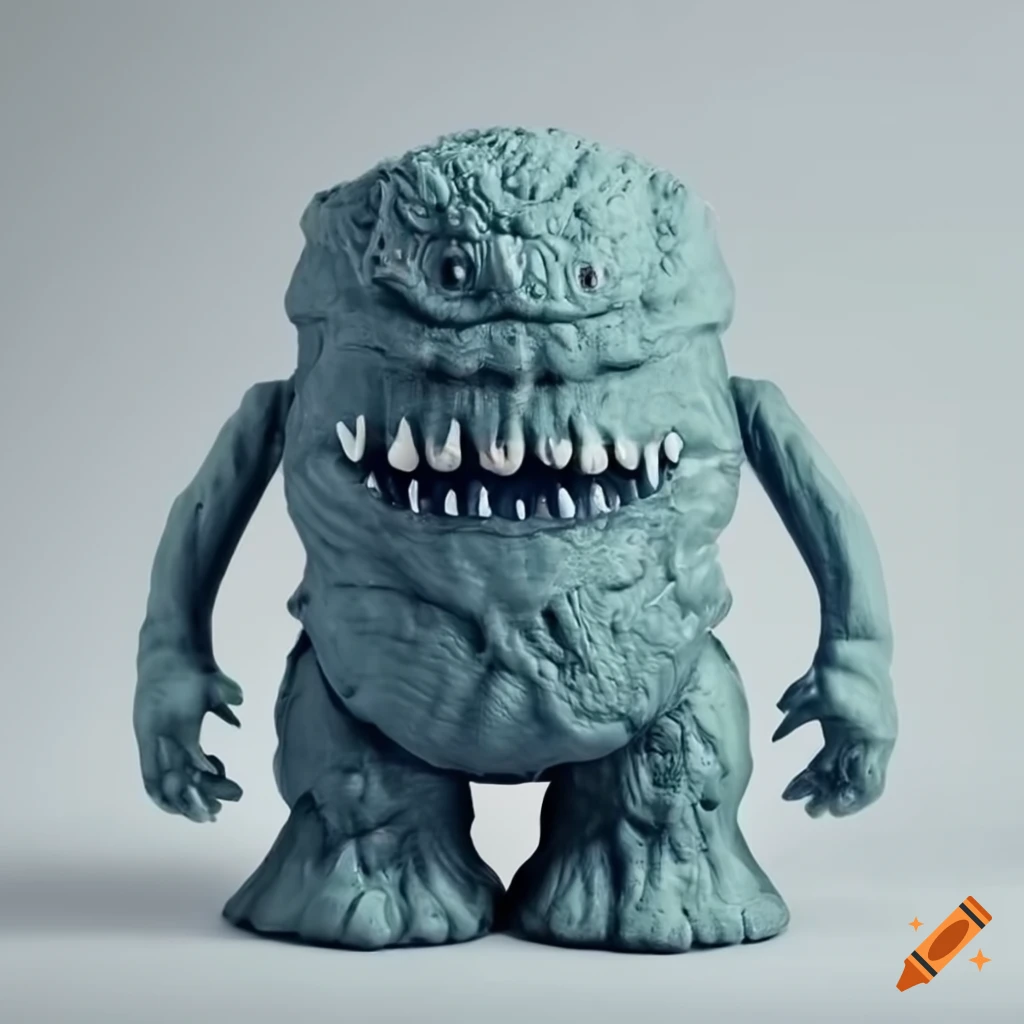Designer toy monster blank on Craiyon